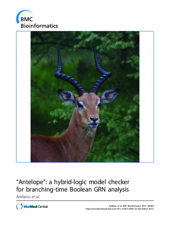 Pdf Antelope A Hybrid Logic Model Checker For Branching Time Boolean Grn Analysis