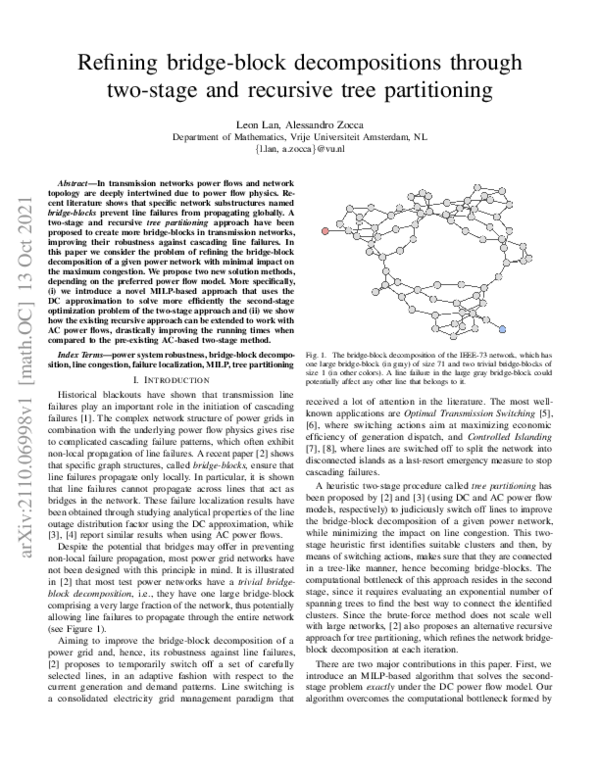 (PDF) Refining bridge-block decompositions through two-stage and ...