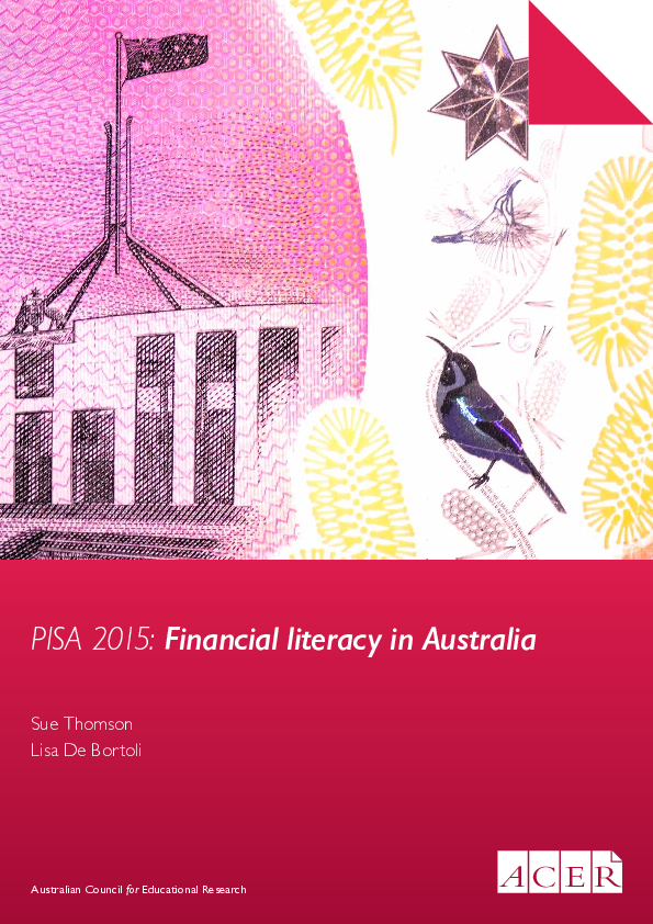 (PDF) PISA 2015: Financial literacy in Australia