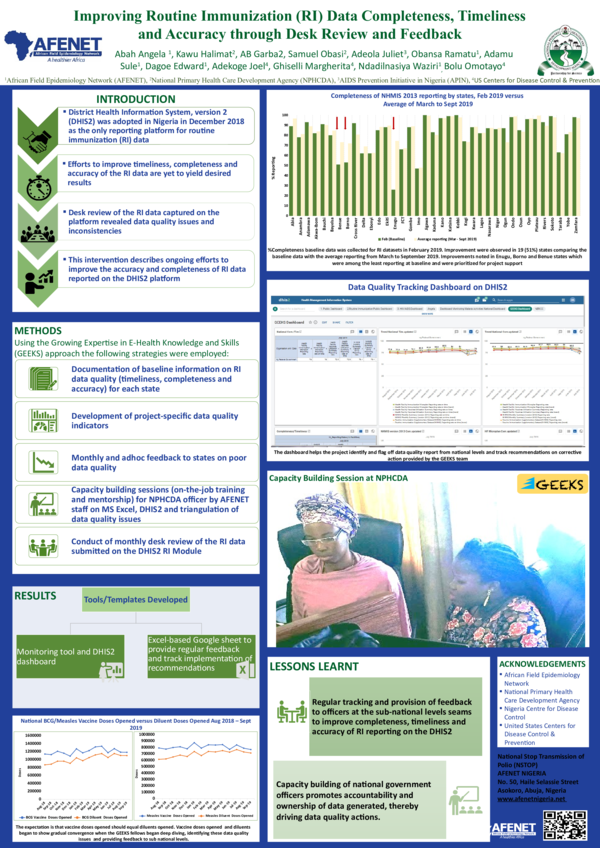 (PPT) Improving Routine Immunization (RI) Data Completeness, Timeliness ...