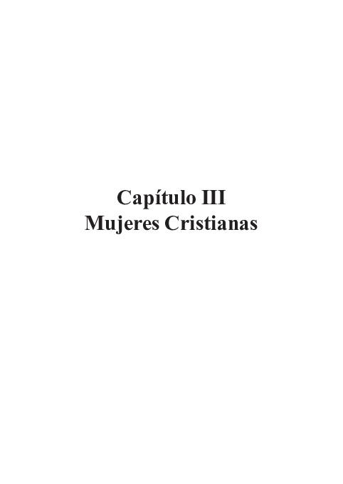 (PDF) Capítulo III Mujeres Cristianas