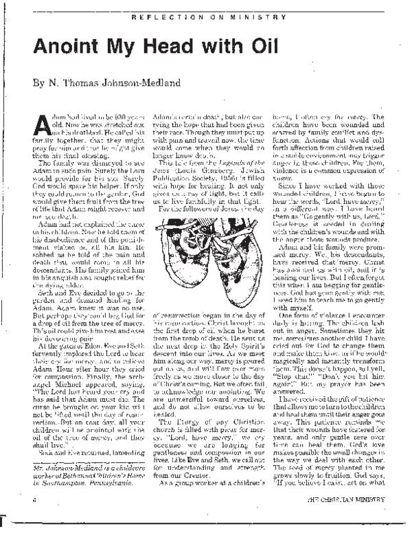 (PDF) Anoint My Head with Oil
