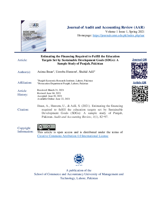 (PDF) Estimating the Financing Required to Fulfill the Education ...