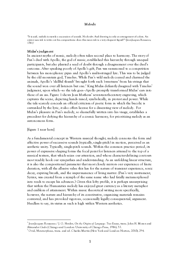 (PDF) Melody