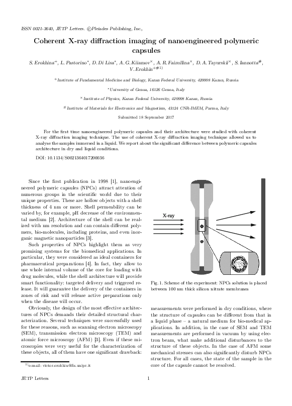 (PDF) Coherent X-ray diffraction imaging of nanoengineered polymeric ...