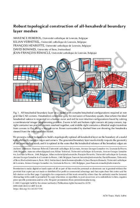 (PDF) Robust topological construction of all-hexahedral boundary layer meshes