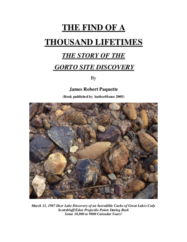 (PDF) The Find of a Thousand Lifetimes: The Story of the Gorto Site ...
