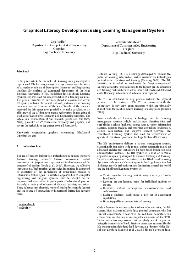 (PDF) Graphical Literacy Development Using Learning Management System