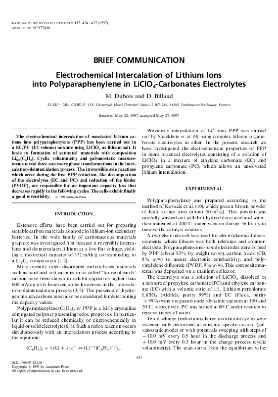 (PDF) Electrochemical Intercalation of Lithium Ion within Graphite from ...