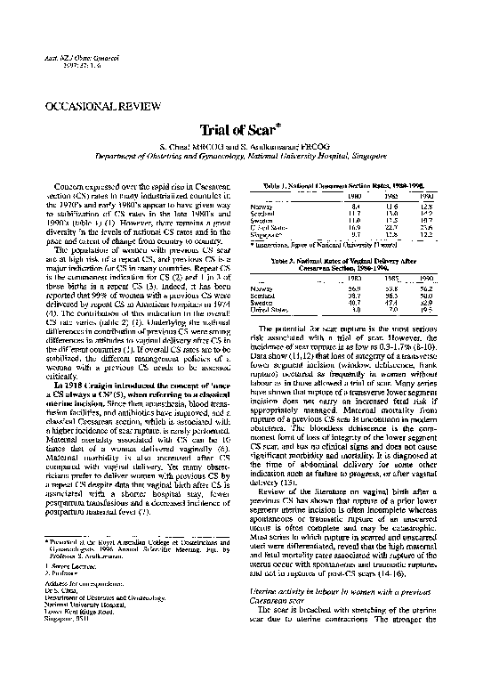 (PDF) Trial of Scar*