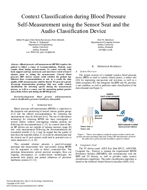 (PDF) Context Classification during Blood Pressure Self-Measurement ...