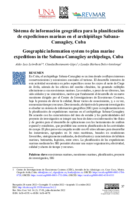 (PDF) Sistema de información geográfica para la planificación de ...