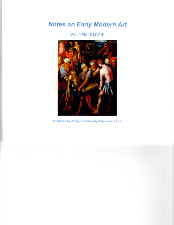 (PDF) Notes on Early Modern Art