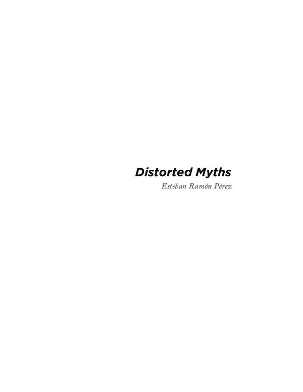 (PDF) Esteban Ramón Pérez: Distorted Myths, the Fighting Spirit, and ...