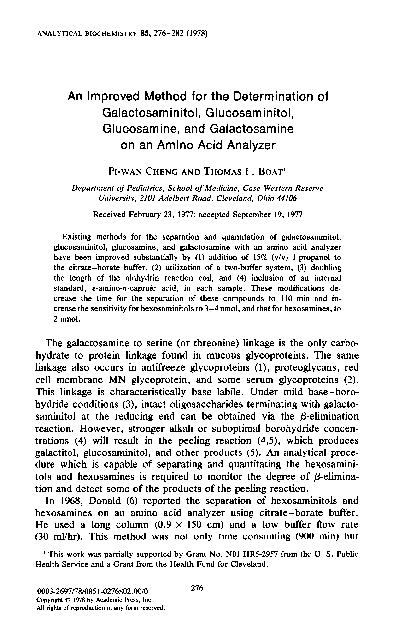 (PDF) An improved method for the determination of galactosaminitol ...