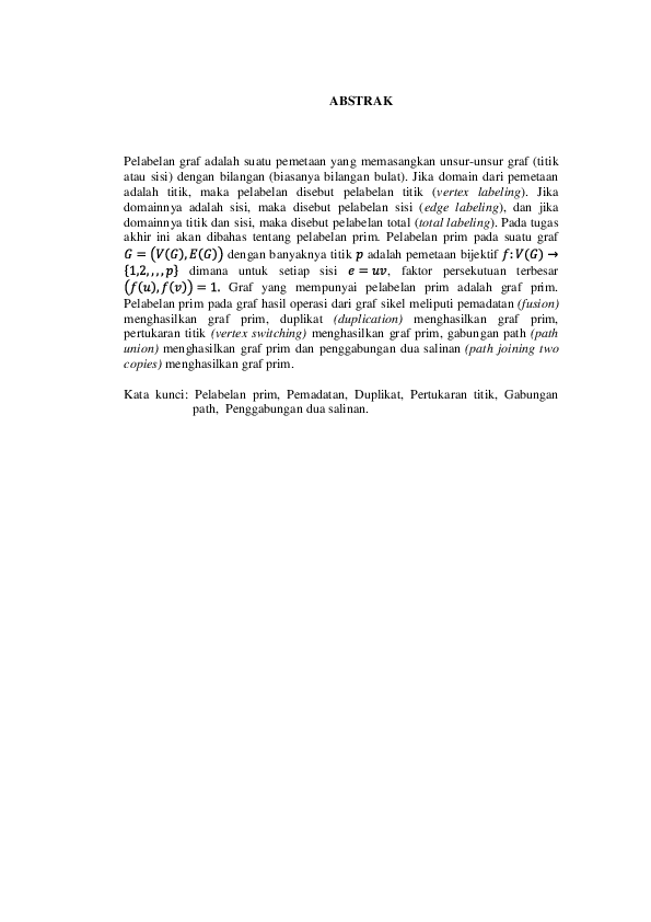 (PDF) Pelabelan Prim Untuk Beberapa Graf Hasil Operasi Dari Graf Sikel ...