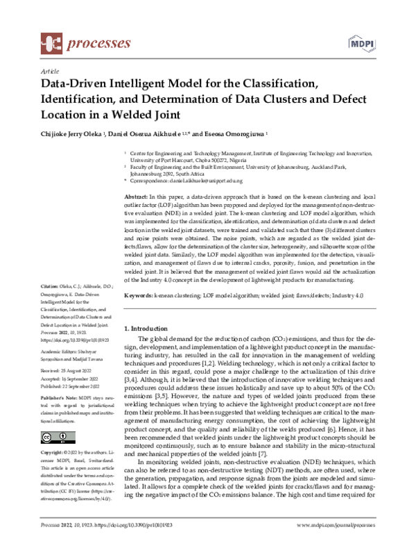 (PDF) Data-Driven Intelligent Model for the Classification, Identification, and Determination of ...