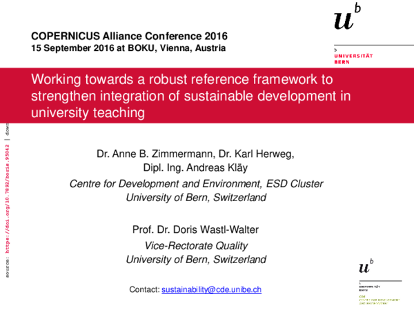 (PDF) Working towards a robust reference framework to strengthen ...