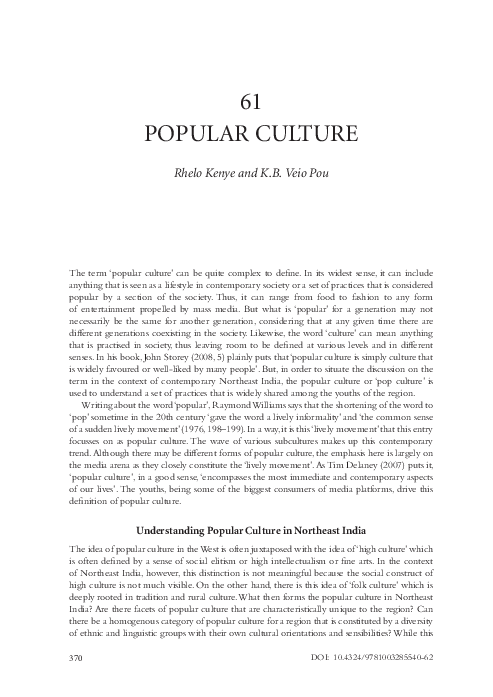 (PDF) Popular Culture