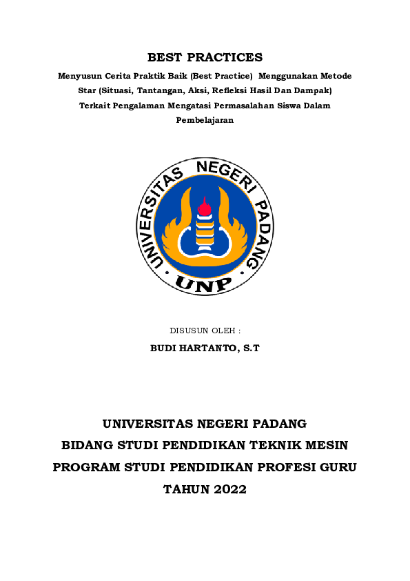 (PDF) Best Practices PPL Siklus 1&2 Budi Hartanto