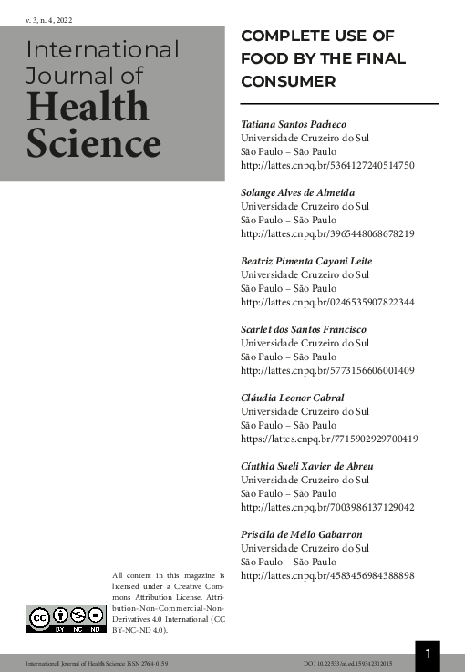 (PDF) COMPLETE USE OF FOOD BY THE FINAL CONSUMER (Atena Editora)