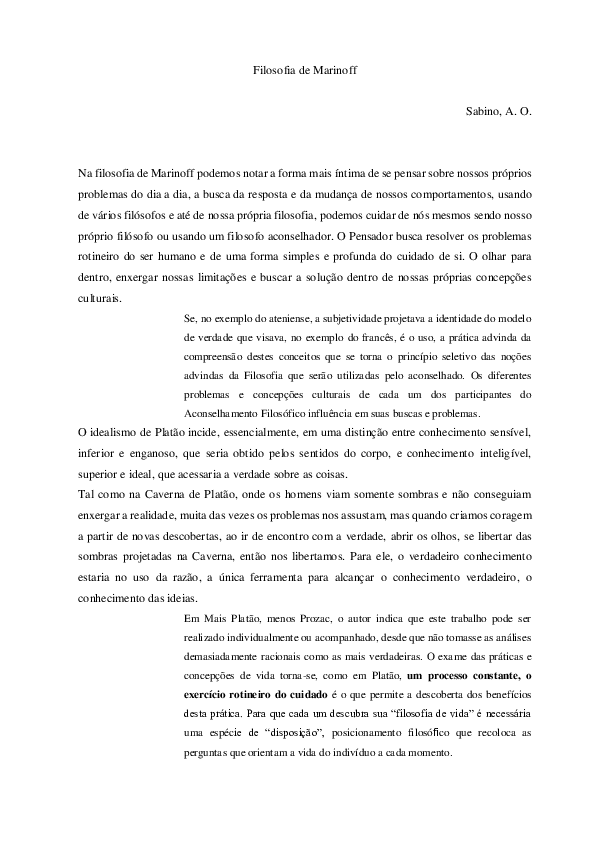 (PDF) Filosofia de Marinoff