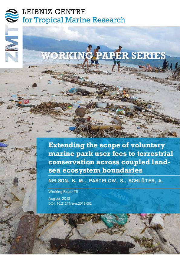 (PDF) Extending the scope of voluntary marine park user fees to ...