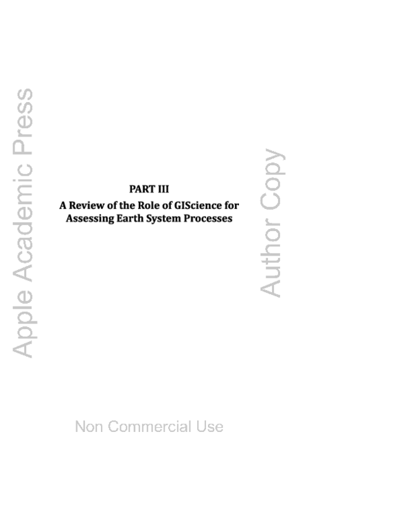 (PDF) Application of GIScience for Soil and Water Conservation: A Review