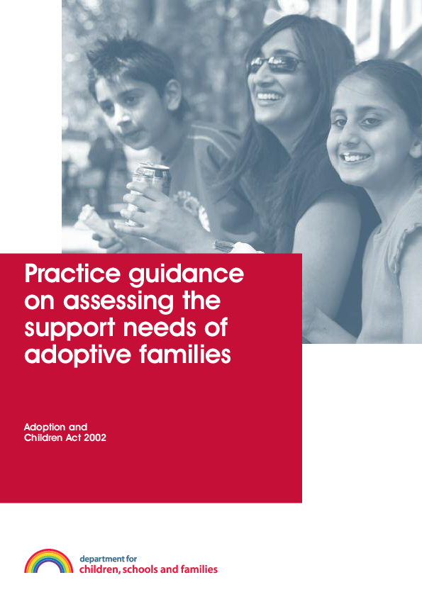 (PDF) Practice guidance on assessing the support needs of adoptive ...
