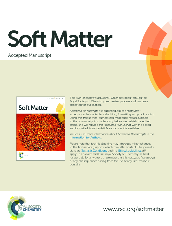 (PDF) Soft Matter