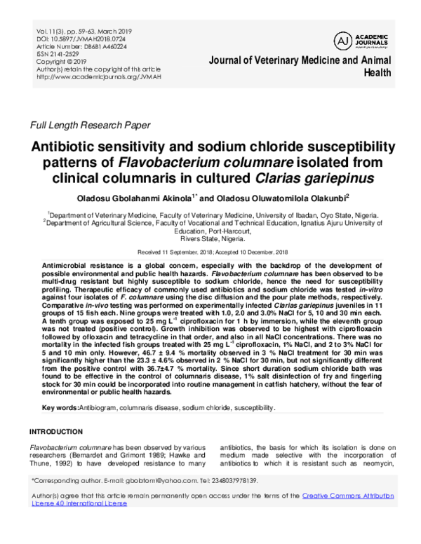 (PDF) Antibiotic sensitivity and sodium chloride susceptibility ...