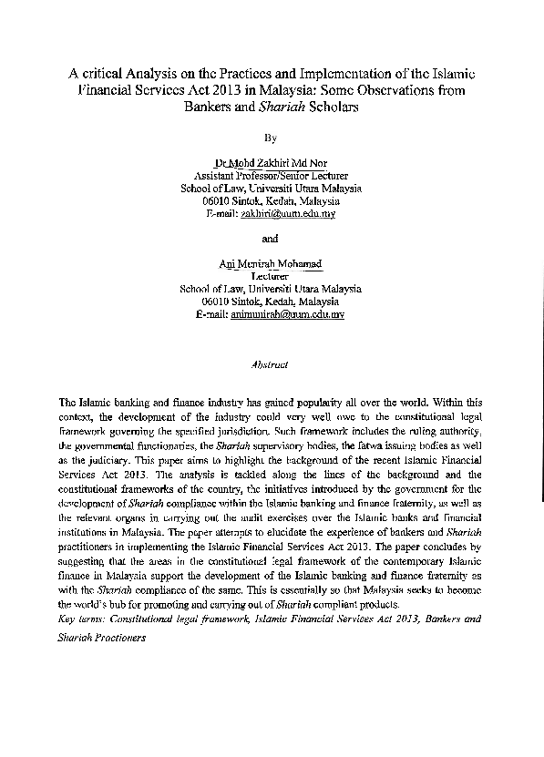 (PDF) A critical analysis on the practices and implementation of the ...