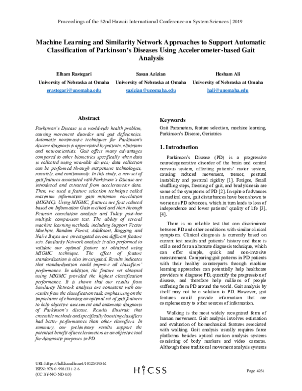 (PDF) Machine Learning and Similarity Network Approaches to Support Automatic Classification of ...