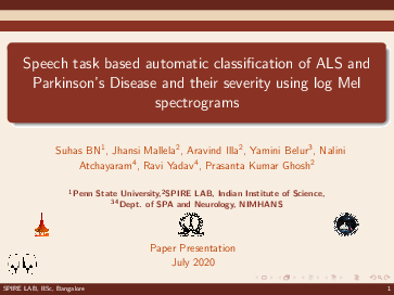 (PDF) Speech task based automatic classification of ALS and Parkinson’s Disease and their ...