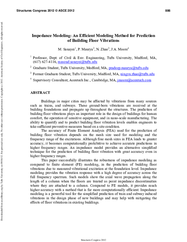 Pdf Impedance Modeling An Efficient Modeling Method For Prediction
