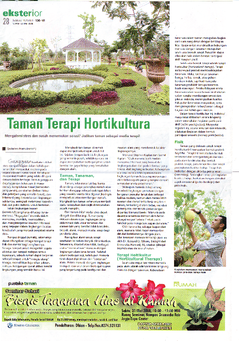 (PDF) Taman Terapi Hortikultura