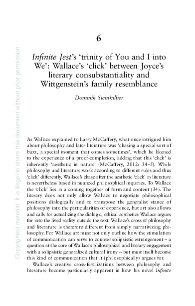 (PDF) Infinite Jest's ‘trinity of You and I into We’: Wallace's ‘click ...