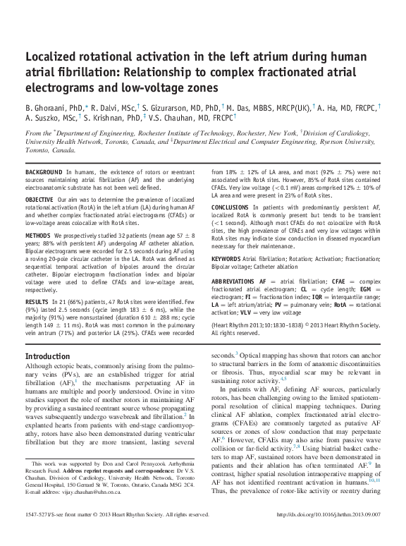 (PDF) Localized rotational activation in the left atrium during human atrial fibrillation ...
