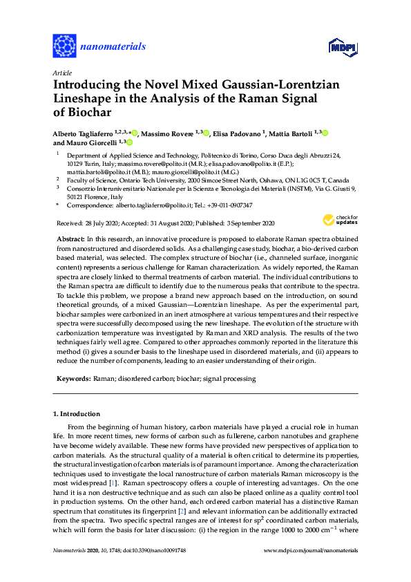 (PDF) Introducing the Novel Mixed Gaussian-Lorentzian Lineshape in the ...