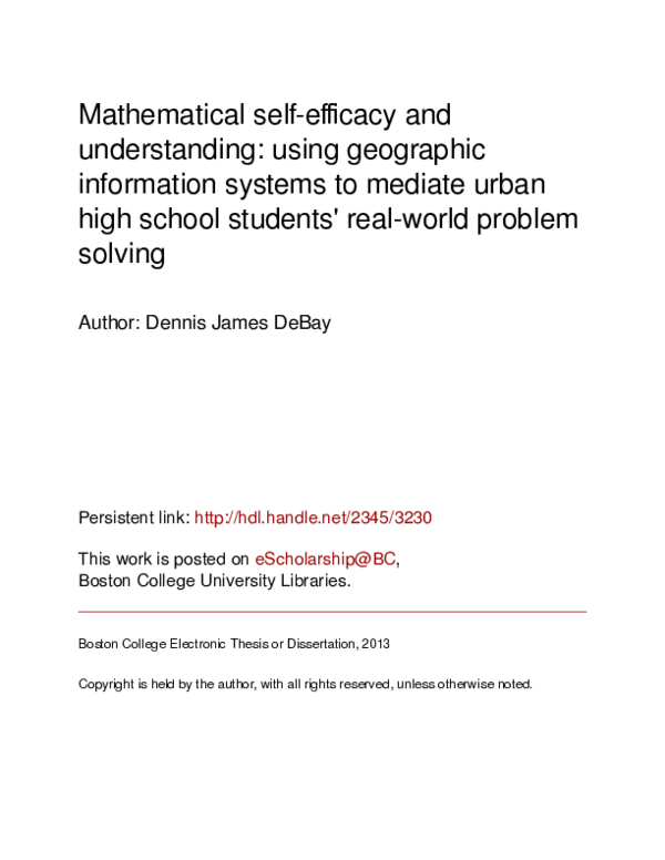 (PDF) Students ’ Real-World Problem Solving | Dennis DeBay - Academia.edu