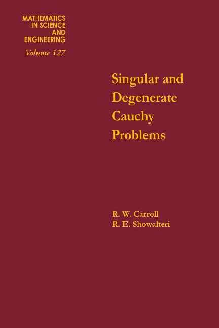 (PDF) Singular and degenerate Cauchy problems | Ralph Showalter - Academia.edu