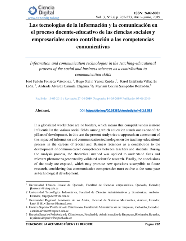 (PDF) Las Tecnologías de la Información y la Comunicación (TIC) como apoyo social en el cuidado ...