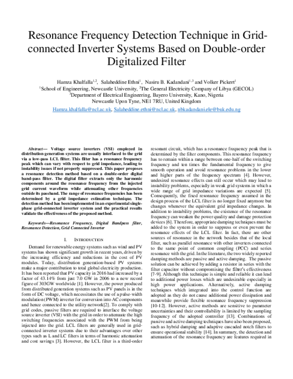 (PDF) Resonance Frequency Detection Technique in Gridconnected Inverter ...