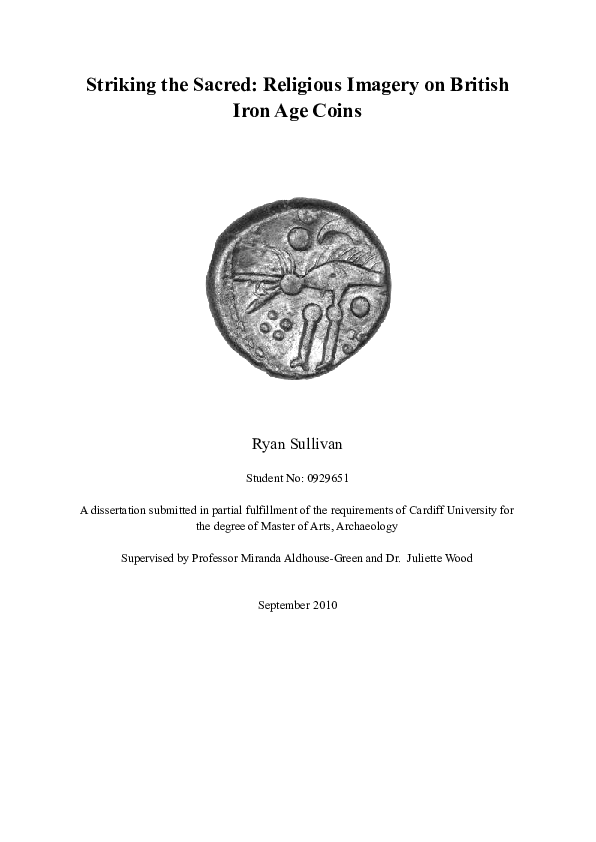 (PDF) Striking the Sacred: Religious Imagery on British Iron Age Coins