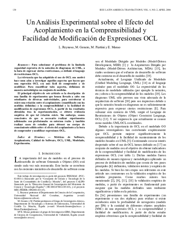 (PDF) The effect of coupling on understanding and modifying OCL expressions: An experimental ...