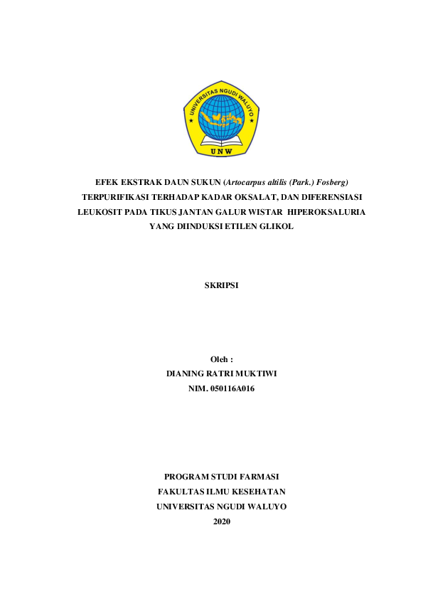 (PDF) EFEK EKSTRAK DAUN SUKUN (Artocarpus altilis (Park.) Fosberg ... (PDF) EFEK EKSTRAK DAUN SUKUN (Artocarpus altilis (Park.) Fosberg ...
