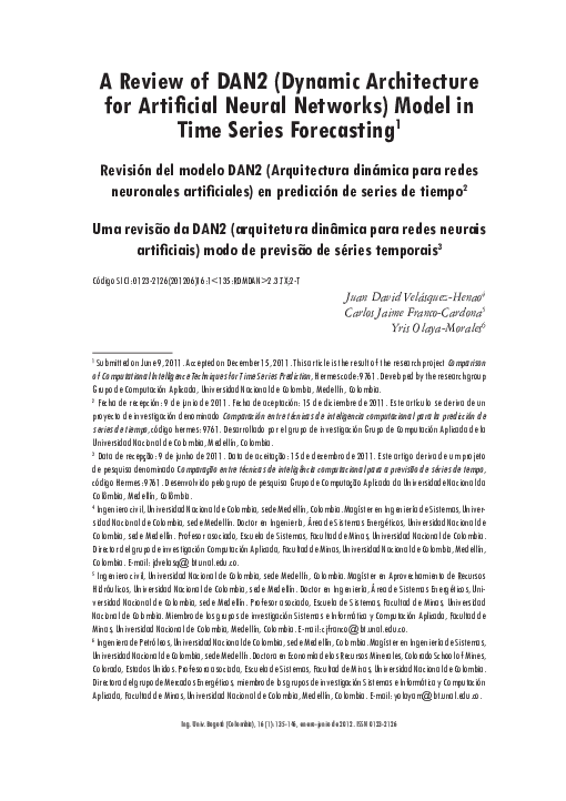 (PDF) A review of DAN2 model