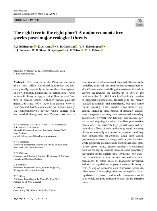 (PDF) The right tree in the right place? A major economic tree species ...