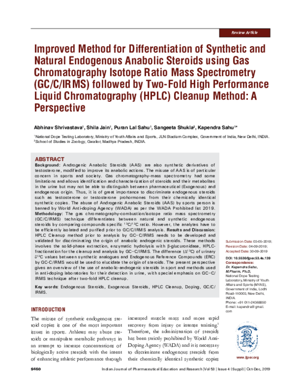 (PDF) Improved Method for Differentiation of Synthetic and Natural ...