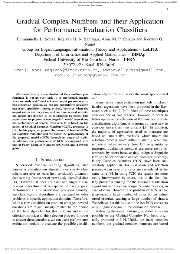 (PDF) Gradual Complex Numbers and Their Application for Performance ...